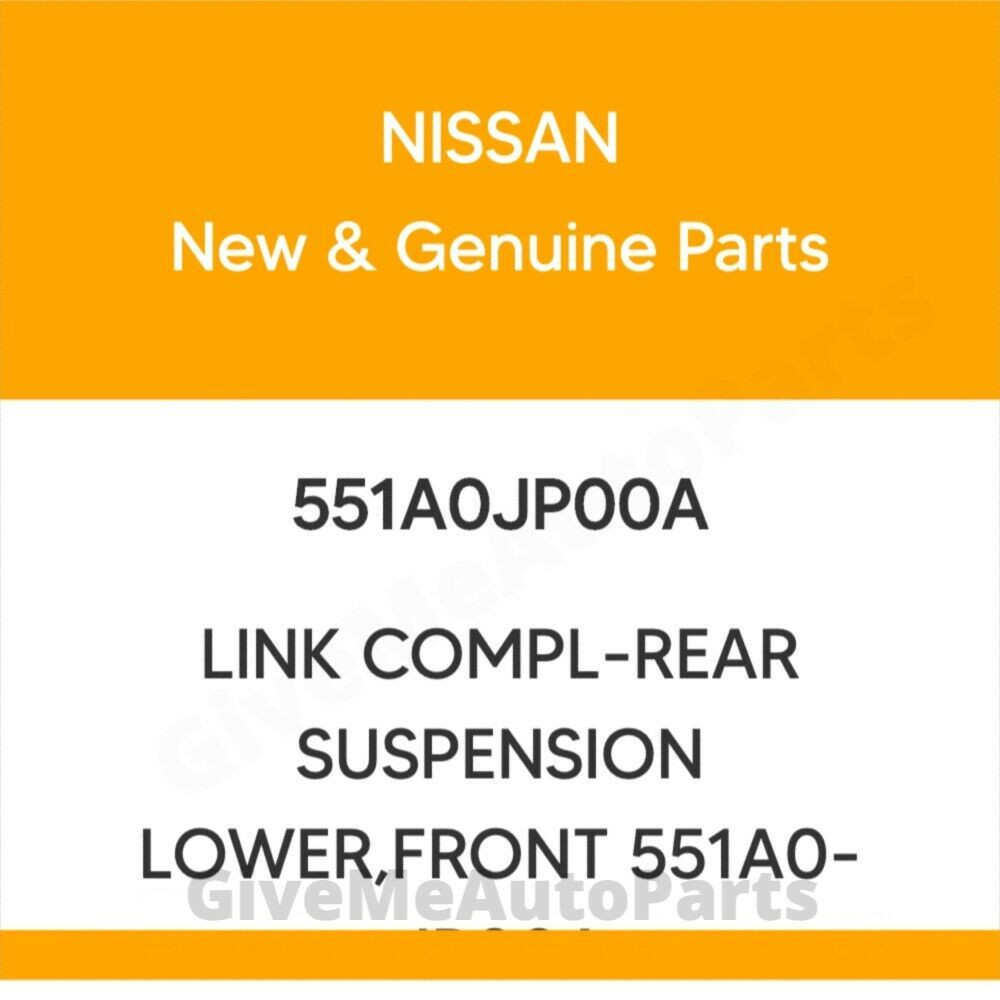 Buy 551a0jp00a Genuine Nissan Link Compl-rear Suspension Lower,front ...