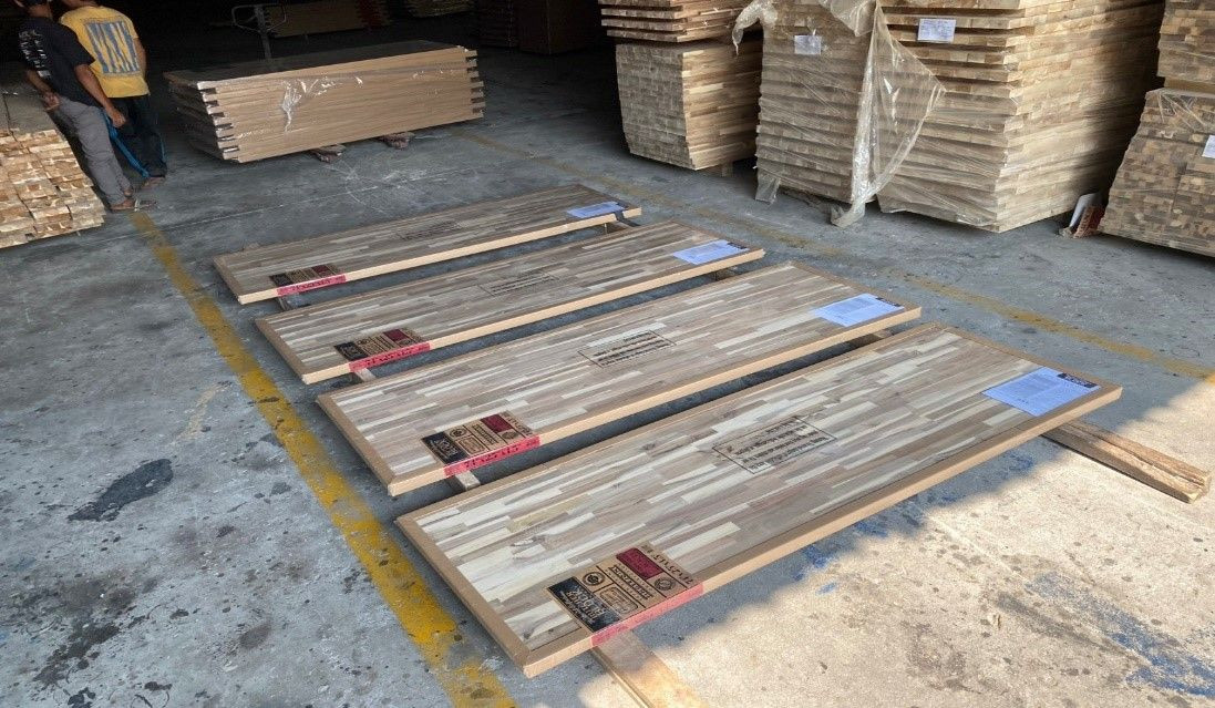 Buy Teak Solid Finger Joint Board from Tan Tam Nguyen Co.,Ltd, Vietnam ...