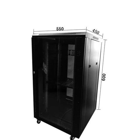 Buy 24 U Server Rack Cabinet Floor Mounted Network Communication Rack ...