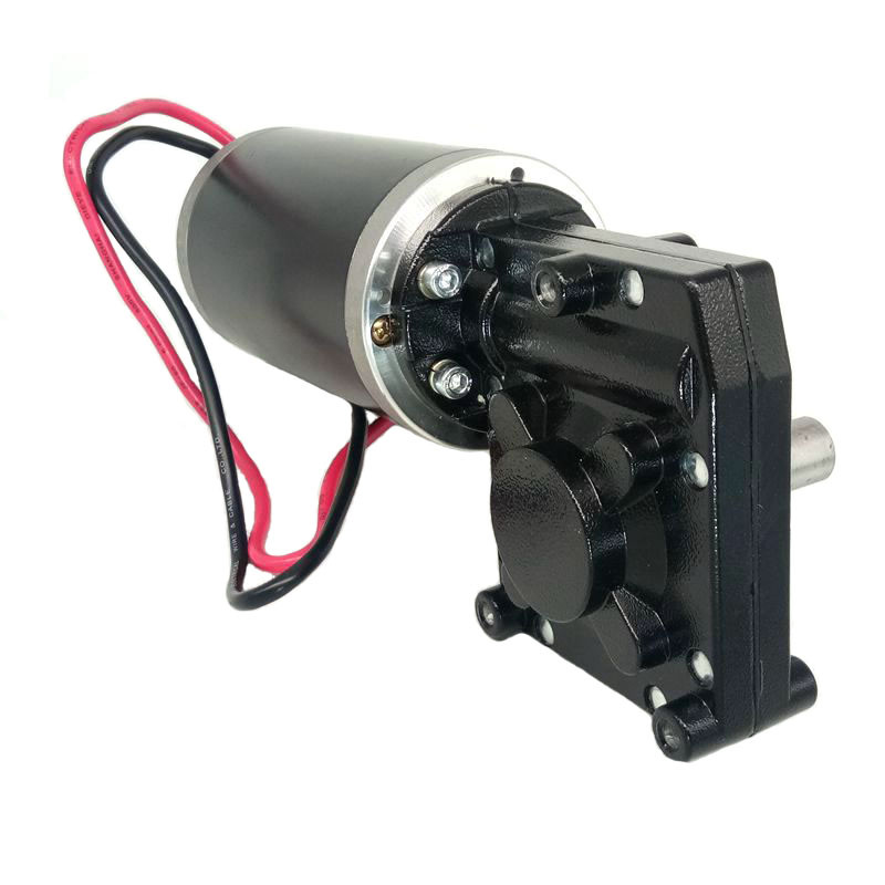 Buy 24v Dc Motor 150w 200w 200rpm Dc Motor Geared 12v 24v Dc Worm Gear ...