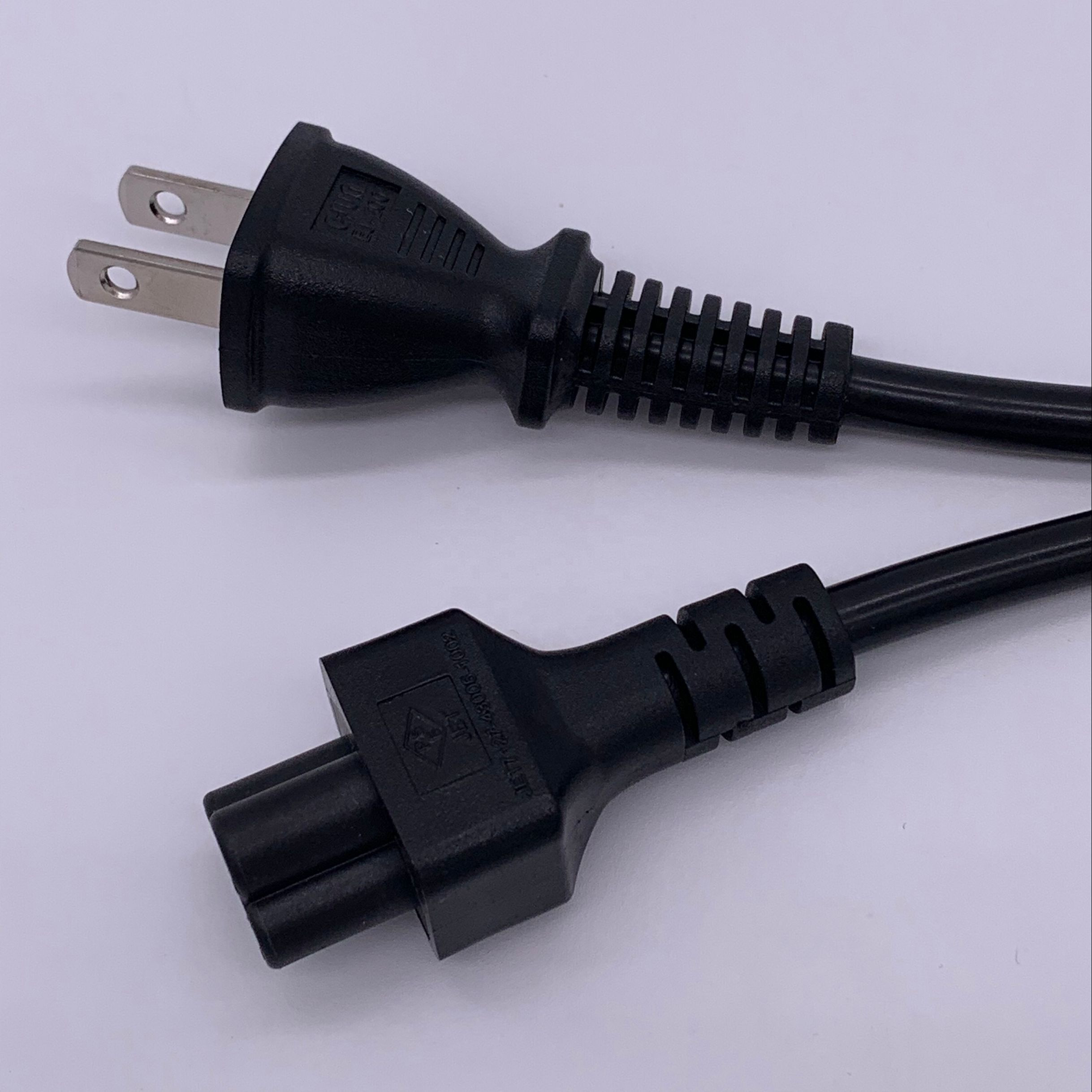 Buy 2m Black Japanese Pse Jet 2pin Power Cord With Iec C5 2x0.75mm2 ...