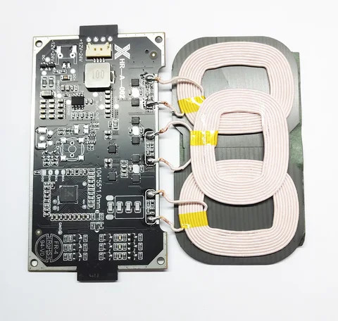 Buy 3 Coils Induction Dc12-24v Wide Voltage Fast Wireless Charging Pad ...