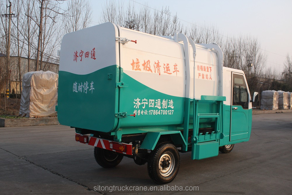 Buy 3 Cube Mini Garbage Truck ,small Trash Truck, Waste Collect Truck ...