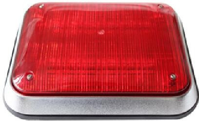 Buy 3w Amber Red Split Color Flashing Warning Ambulance Led Dome Strobe ...