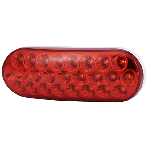 Buy 6" Oval 25 Diodes 12v Dynamic Truck Tail Light Parking Light With ...