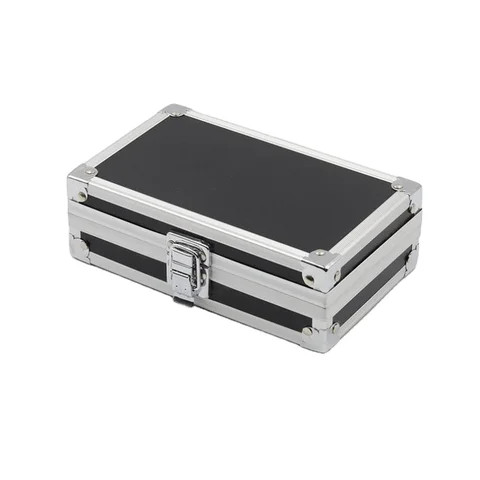 Buy Aluminum Portable Password Toolbox Document File Makeup Storage ...