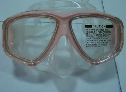 Buy Anti-glare Transparent K9 Optical Tempered Glass Lens Diving ...