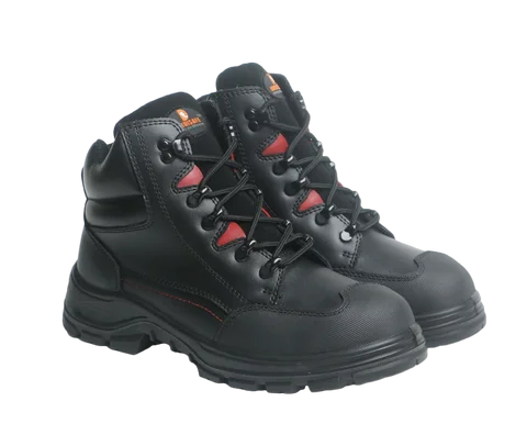 Buy Black Steel High Ankle Midsole Secure Ruian Comfortable Secure High ...