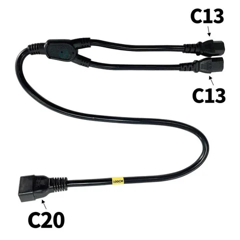 Buy Ce U L Data Center Server Pdu S 12awg Iec C19 C20 C13 To C14 Y ...