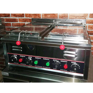 Buy Commercial Electric Fried Gyoza Griddle Twin Type Cooker Grill ...
