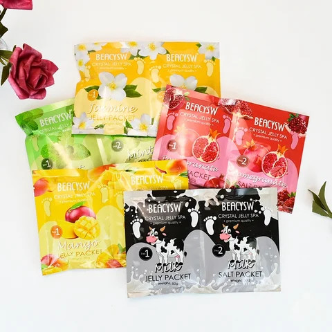 Buy Crystal Mud Foot Spa Jelly Foot Soak Jelly Pedicure Packs Jelly ...