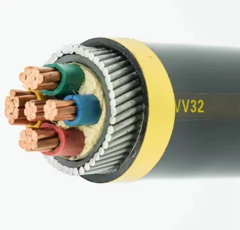 Buy Custom Copper Insulated Sheathed Cable Pvc Cable 3 Core 4 Core 5 Core Aluminum Copper Power ...
