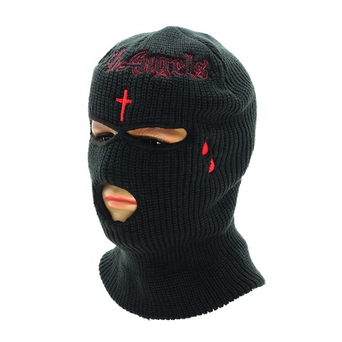 Buy Custom Design Embroidery Logo Balaclava Motorcycle 3 Hole Full Face ...