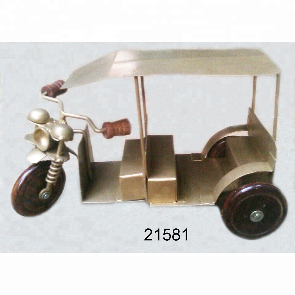 Buy Decorative Iron Auto Rickshaw Metal Crafts from HASAN IMPORT EXPORT ...
