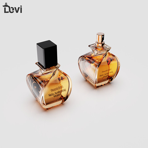 Buy Devi New Design Glass Perfume Bottles 30ml Luxury Square Mens ...