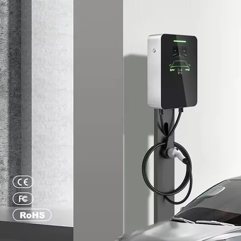 Buy Evse Ev Charger Wallbox 7kw 32a Ev Charging Pile Type2 Ac Eu ...