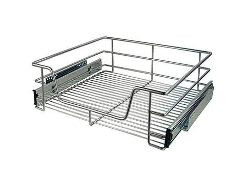 Buy Expandable Slide Out Cabinet Drawer, Pull Out Wire Basket Cabinet ...