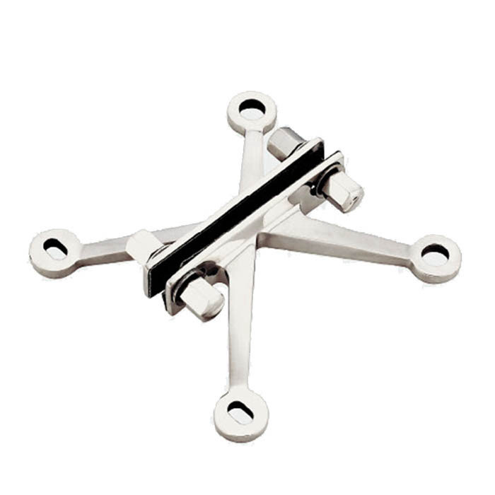Buy Facade Spider Fixing System / Stainless Steel Glass Spider / 4 Arm ...