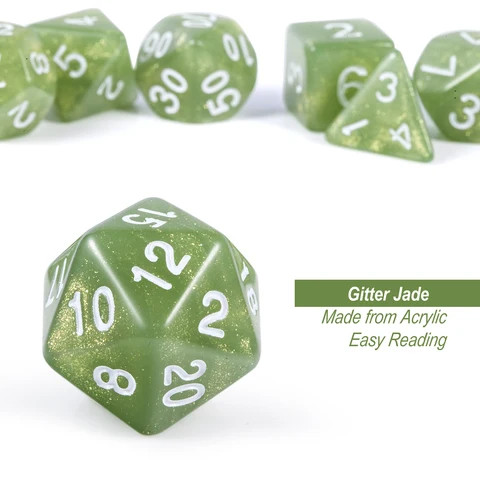 Buy Factory Wholesale Acrylic Rolling Dice Table Game D4 D6 D8 D10 D12 D20 D% Polyhedral Dnd ...