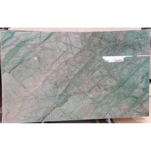 Buy Feature Wall Cladding Decor Slab Backlit Quartzite Green Marble And ...
