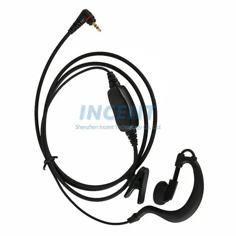 Buy G-shaped Ear Hook Ptt Mic Speaker Headset For Hytera Td350 Td360 ...