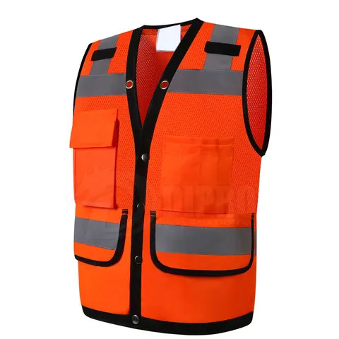 Buy High Vis Jacket Reflective Safety Vest Construction Apparel Safety ...