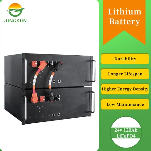 Buy Jingsun 24v Battery Lifepo4 100ah Lithium Ion Cell Household Energy ...