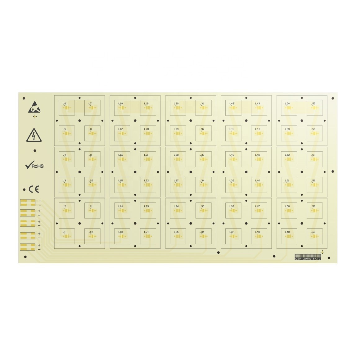 Buy Led Square Aluminum Pcb-led Arrayed Smd Pcb Boards For Led Flood ...