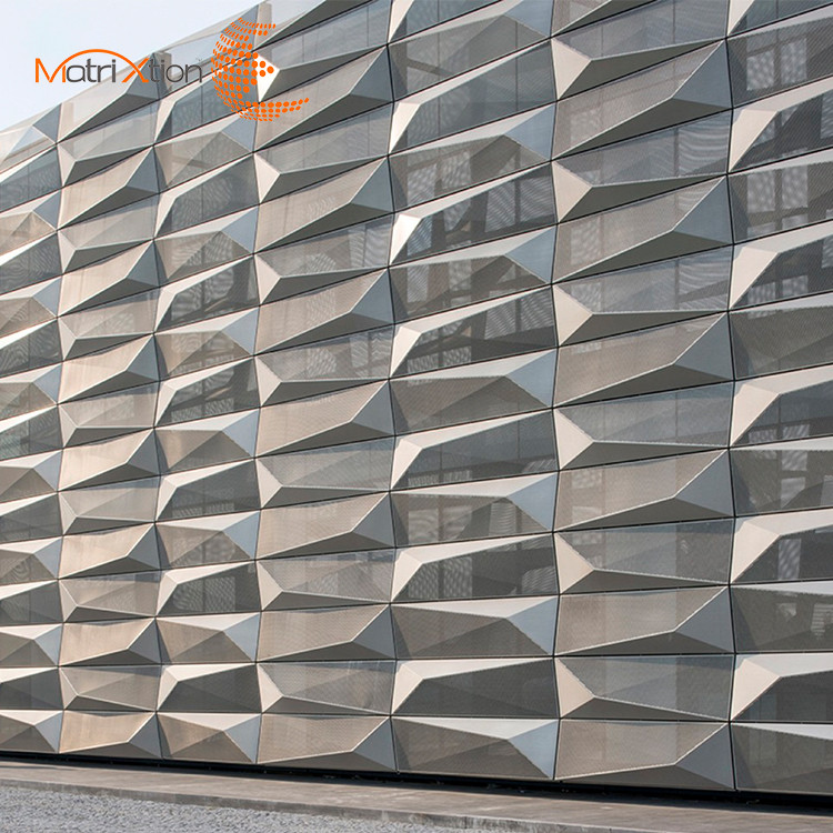 Buy Matrixtion Expanded Exterior Metal Aluminum Cladding Design Panels ...