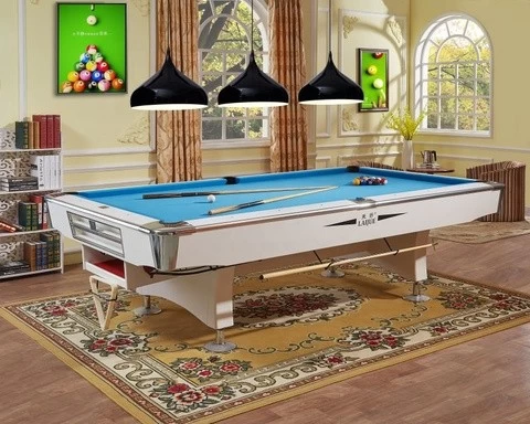 Buy Modern Design 8ft 9ft Solid Wood Slate Billiard Pool Table , Black ...