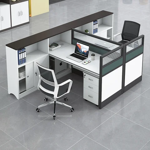 Buy Movable Modular Office Desk Furniture Computer Partition Cubicles ...