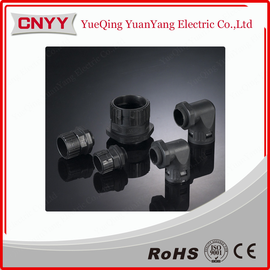 Buy Nylon 90 Degree Quick Union Fitting Elbow Cable Connector For ...