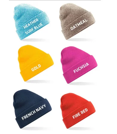 Buy Personalized Beanie With Your Text/logo Custom Embroidered Beanie ...