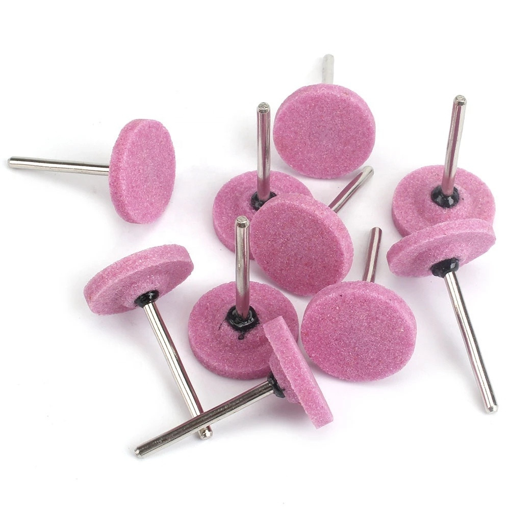 Buy Pink Abrasive Mounted Stone For Dremel Rotary Tools Grinding Wheel ...