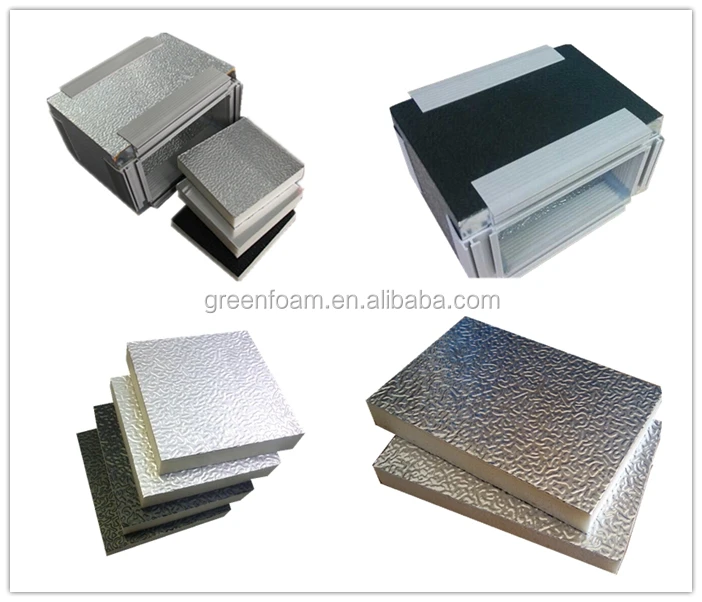 Buy Pir Polyisocyanurate Rigid Foam Insulation Board from Xiamen Green ...