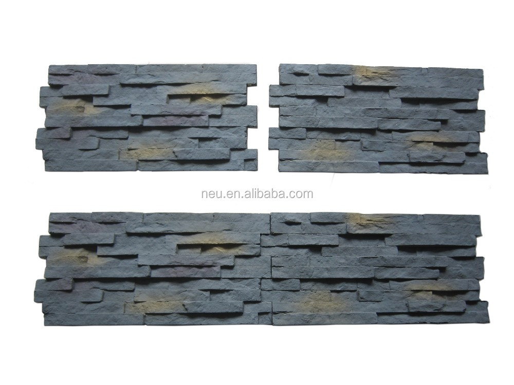 Buy Plastic Panel Rock Exterior Stone Veneer Polyurethane Faux Stone ...