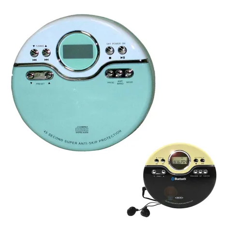 Buy Portable Personal Cd Player Discman Cd/mp3 Music Audio Player With ...