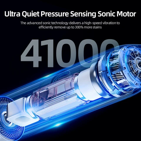 Buy Pressure Sensor Sonic Electric Toothbrush Tooth Brush Electrical ...