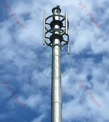 Buy Single Tube Steel Pole Galvanized Telecom Cell Phone Radar Wifi ...