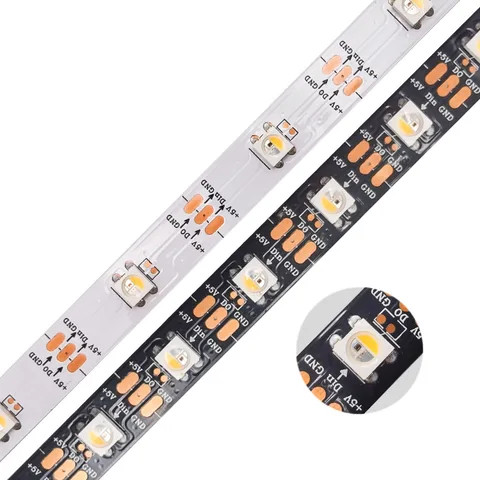 Buy Sk6812 Flex Led Strip Light 60-leds Rgbw Programmable Remote ...
