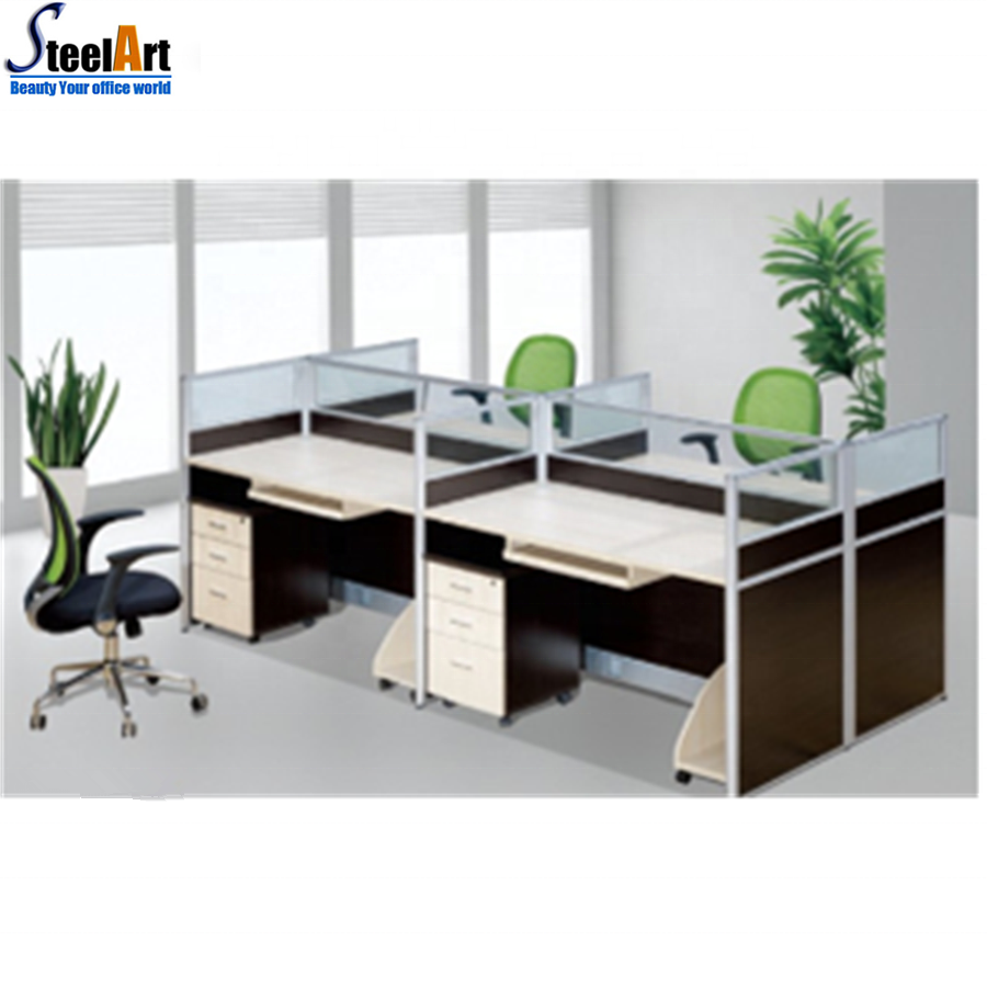 Buy Standard Sizes Of Office Workstation Modern 4 Person Office ...