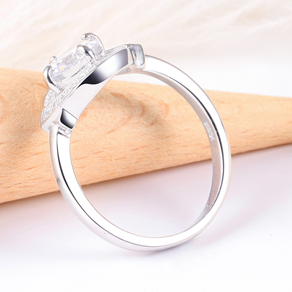 Buy Tonglin Custom S925 Cz Sterling Silver Ring Set Plating Cubic ...