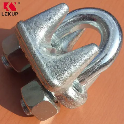 Buy Us G450 Galvanized Cable Clamp Carbon Steel 1/8" Cable Clip Clamp U ...