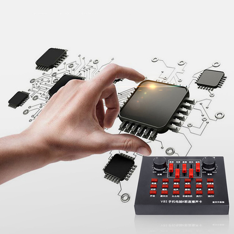 Buy V8s Studio Sound Card Audio Usb External Computer Pc Mobile Phone ...