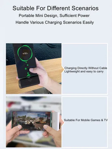 Buy Wisdom-techrohs Wallet With Wireless Power Bank Charging Gold Rim ...