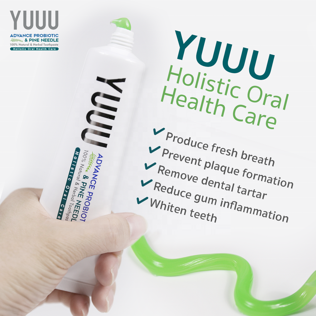 Buy Yuuu Advance Probiotic And Pine Needle Whitening Organic Toothpaste ...