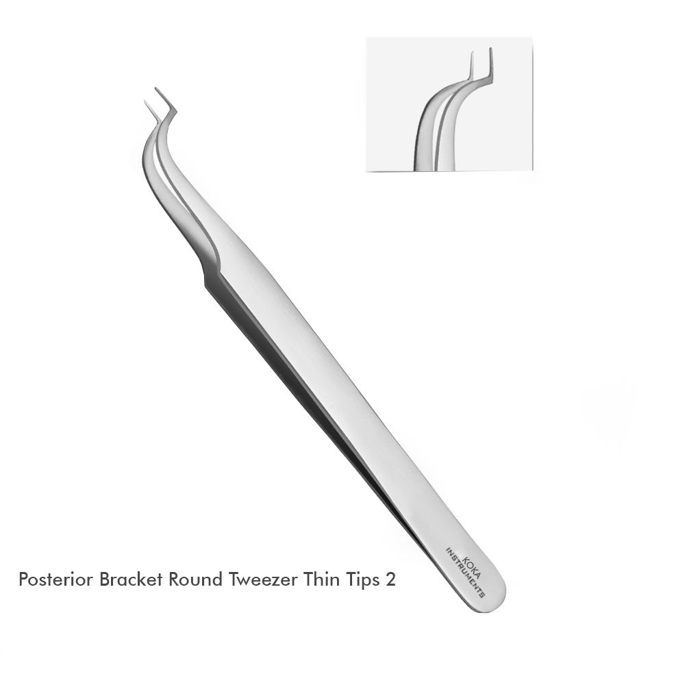Buy Posterior Bracket Tweezer Curved With Thin Tips from KOKA ...