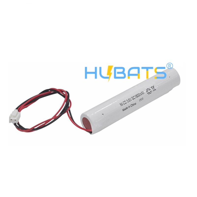 Buy Nicd Rechargeable Battery Ni-cd Sc 1800mah 3.6v For Emergency Lighting System Sub C Size ...