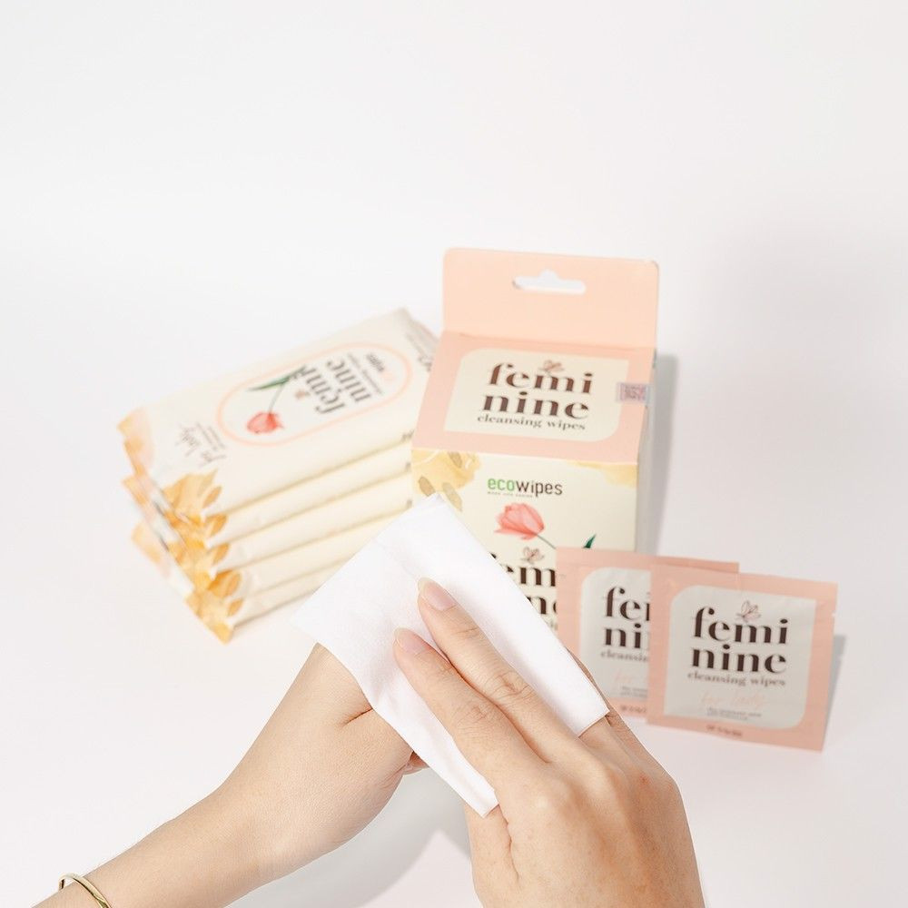 Buy Single Wrapped Feminine Wet Wipes For Feminine Cleaning Hygiene ...