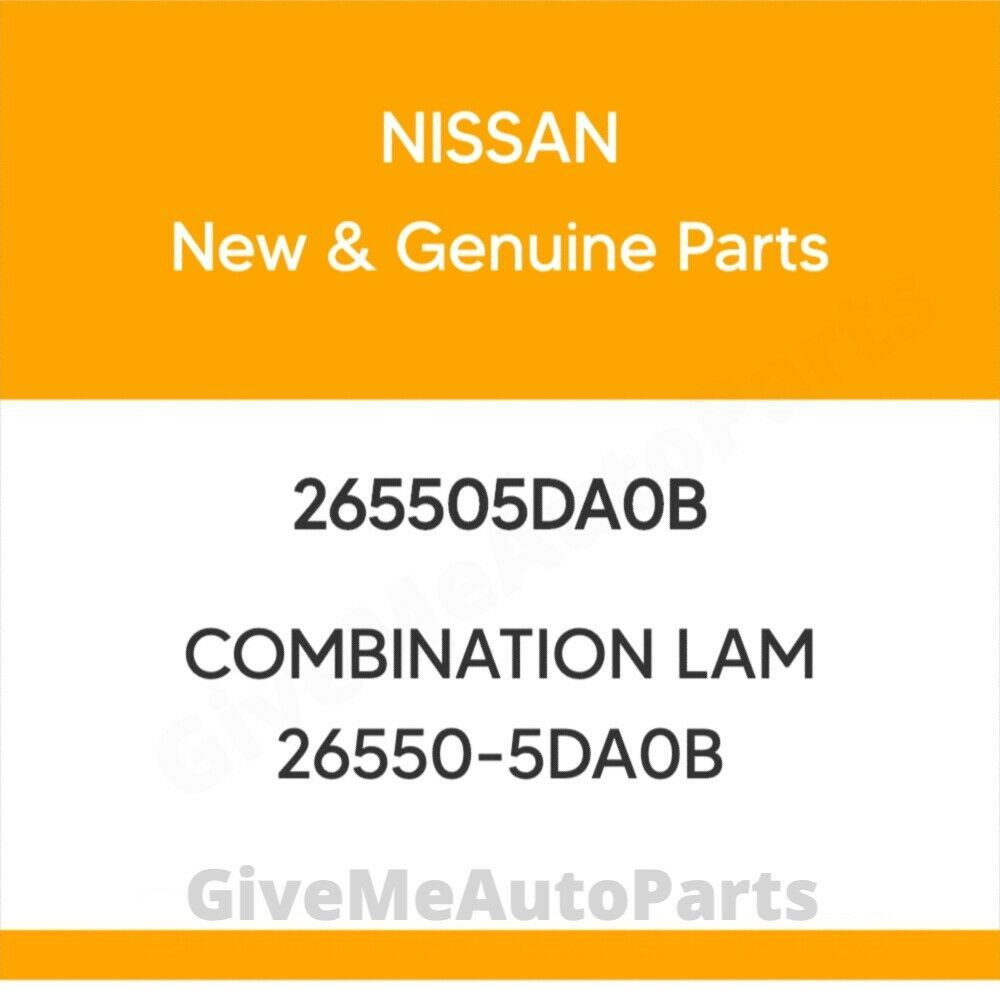 Buy 265505da0b Genuine Nissan Combination Lam 26550-5da0b from ...